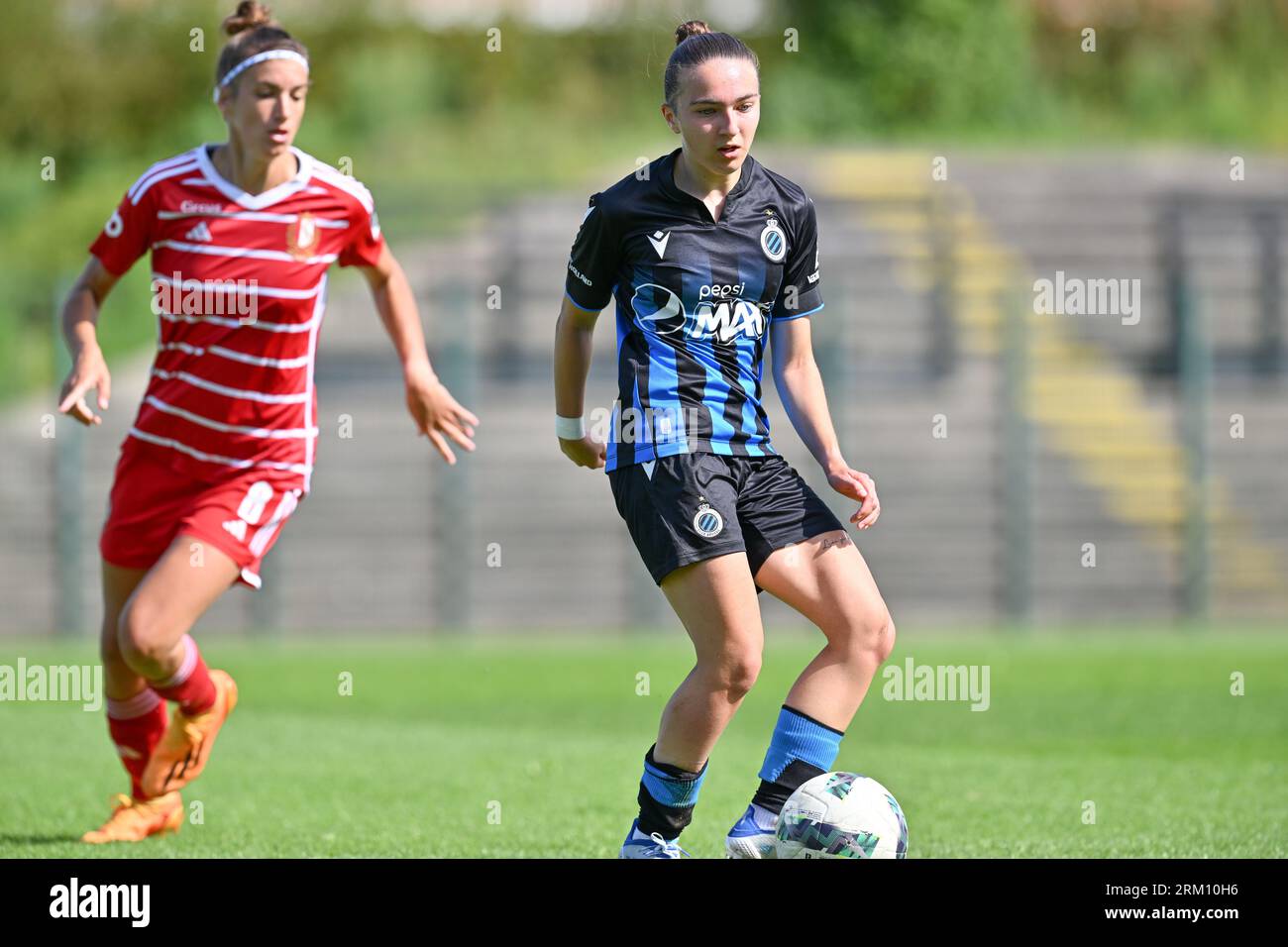 Roeselare, Belgium. 26th Aug, 2023. Angel Kerkhove (13) of Club YLA pictured during a female ...