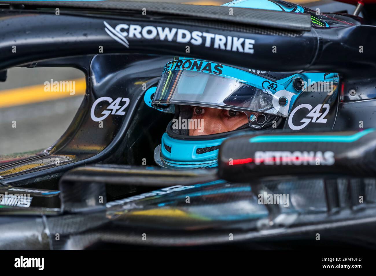 RUSSELL George (gbr), Mercedes AMG F1 Team W14, portrait during the ...