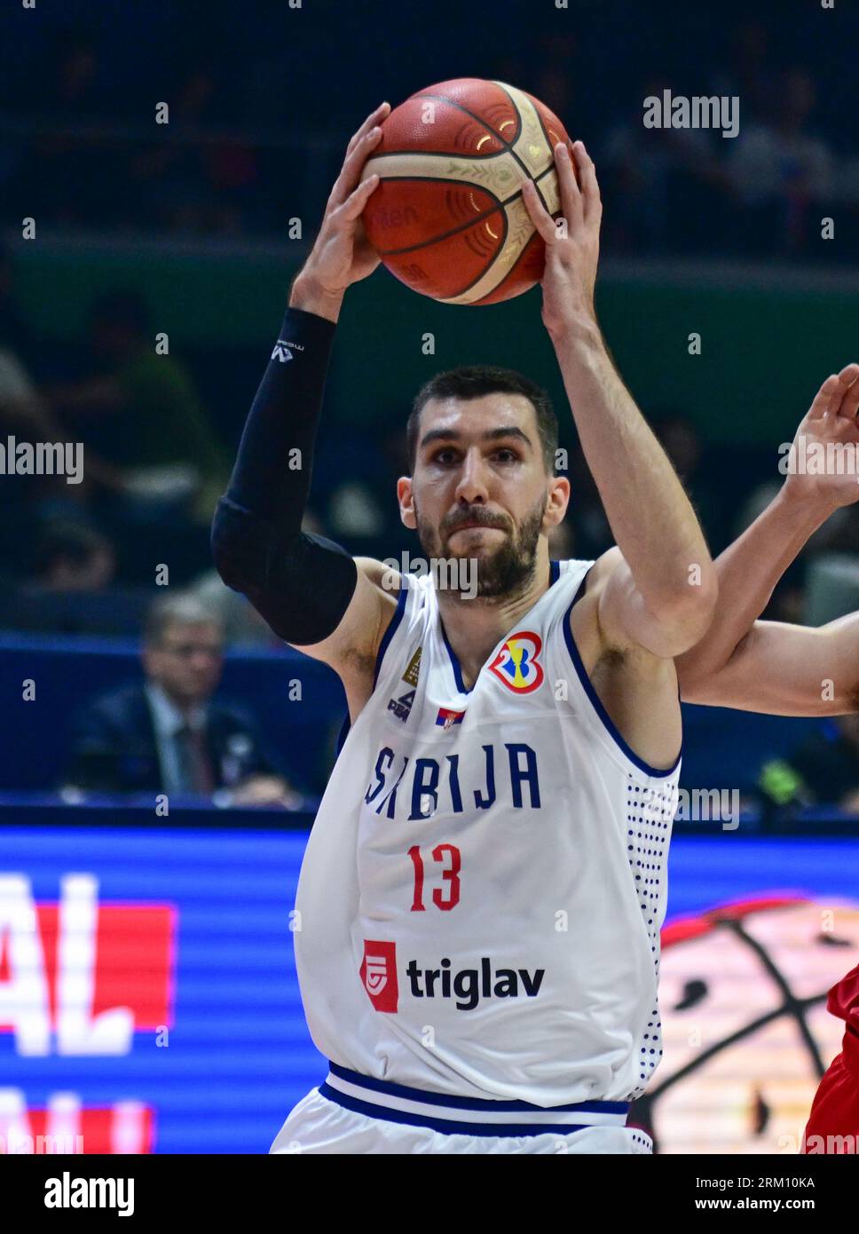 Quezon, Philippines. 26th Aug, 2023. Ognjen Dobric of Serbia men ...