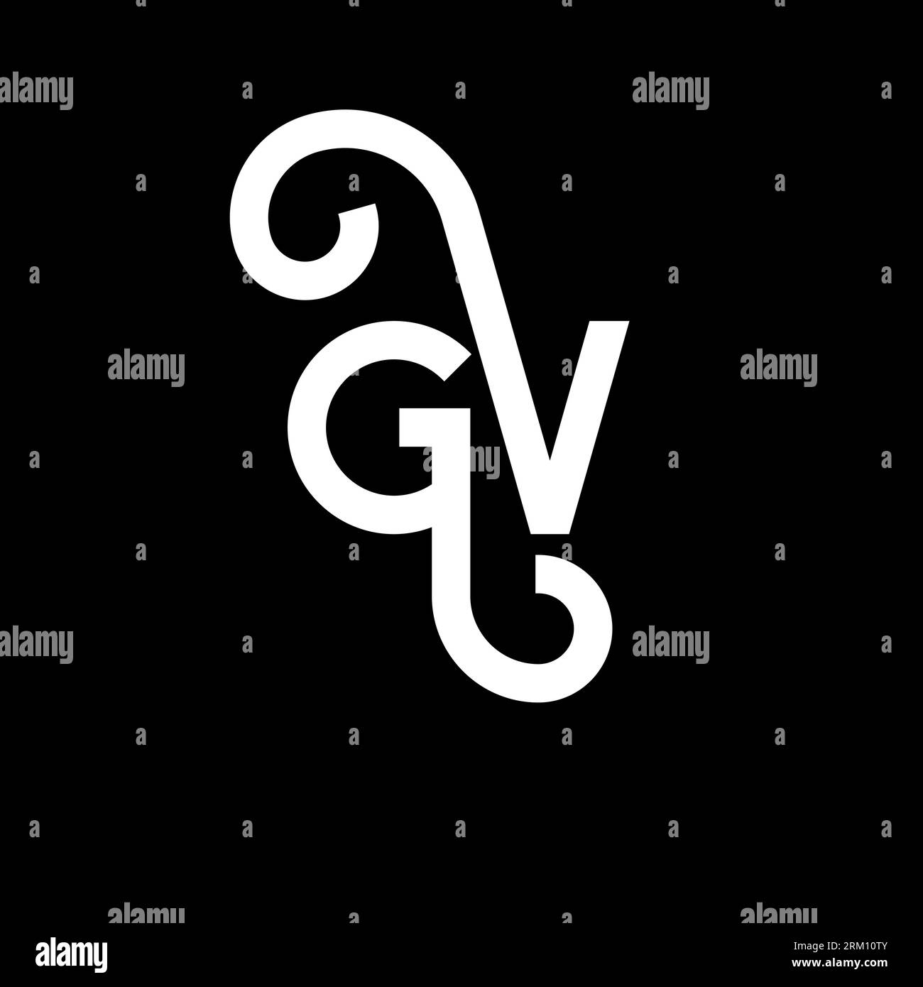 Gv clean logo Stock Vector Images - Alamy