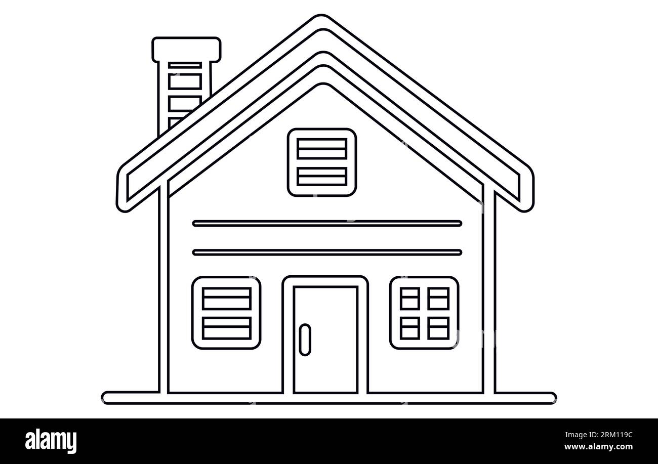 Continuous line drawing construction hi-res stock photography and ...