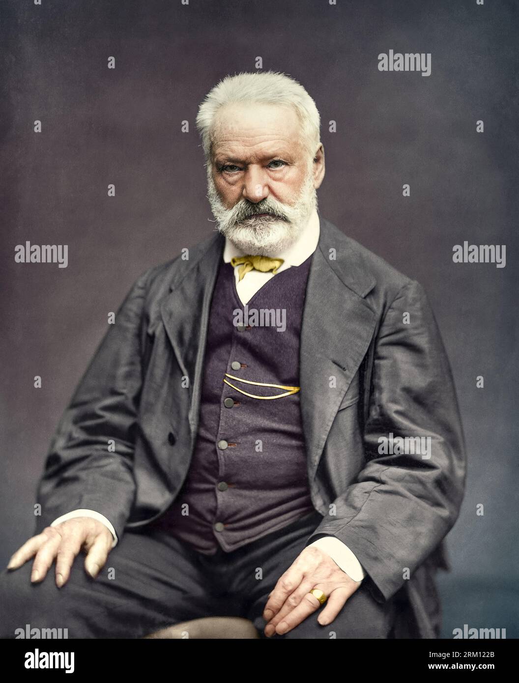 Victor Hugo. ca. 1876. Photographer: Étienne Carjat Stock Photo - Alamy