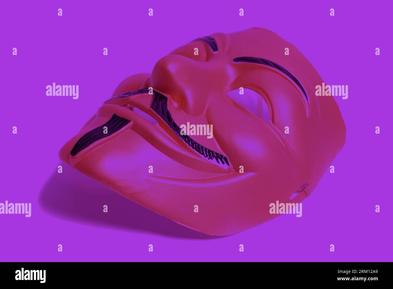 Moscow, Russia, August 26, 2023: Anonymous computer hacker mask Stock ...