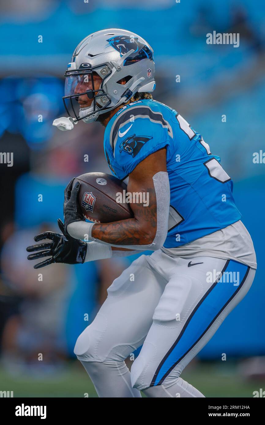 Charlotte, NC, USA: Carolina Panthers running back Camerun Peoples (32 ...