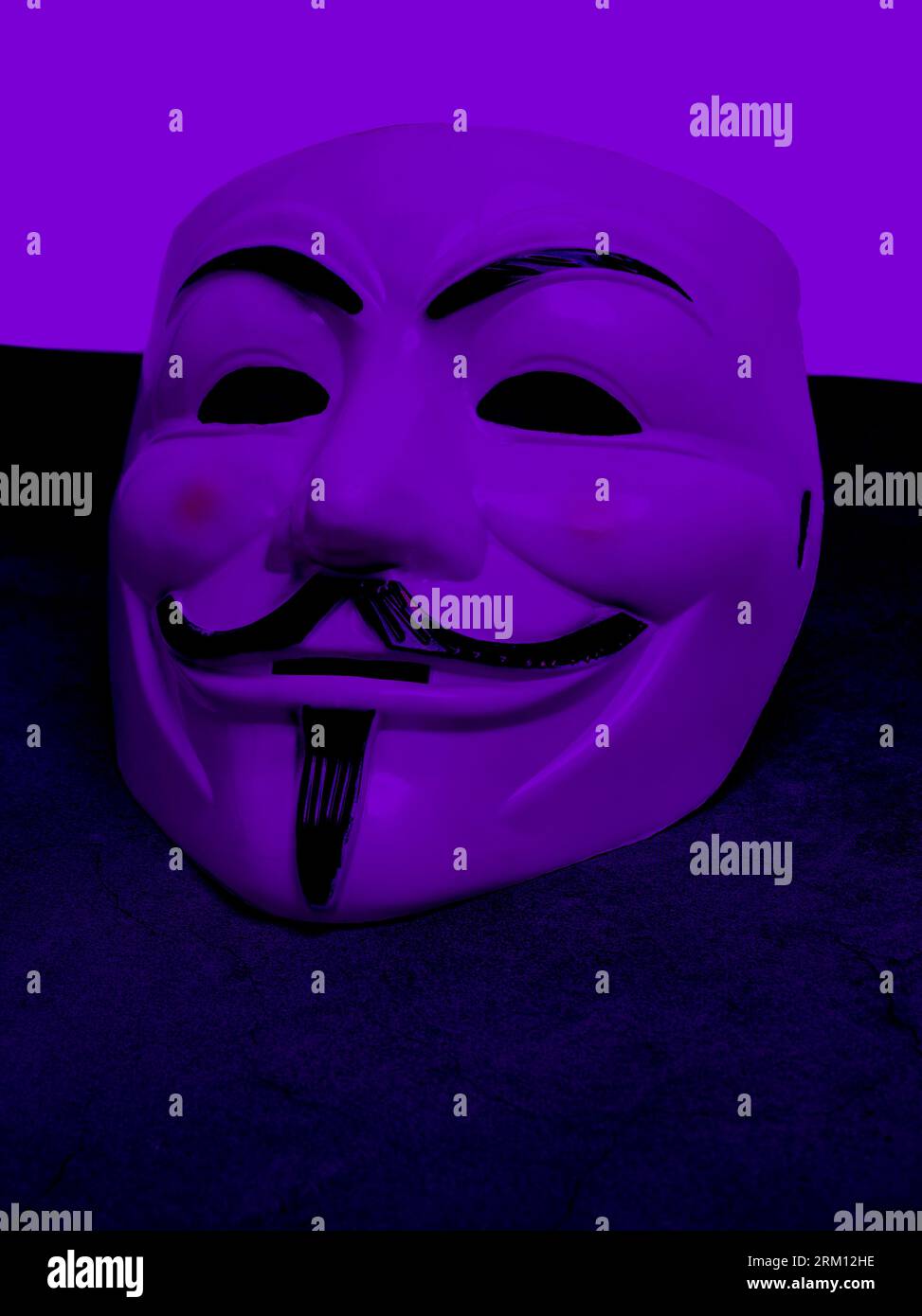 Moscow, Russia, August 23, 2023: Anonymous computer hacker mask Stock ...