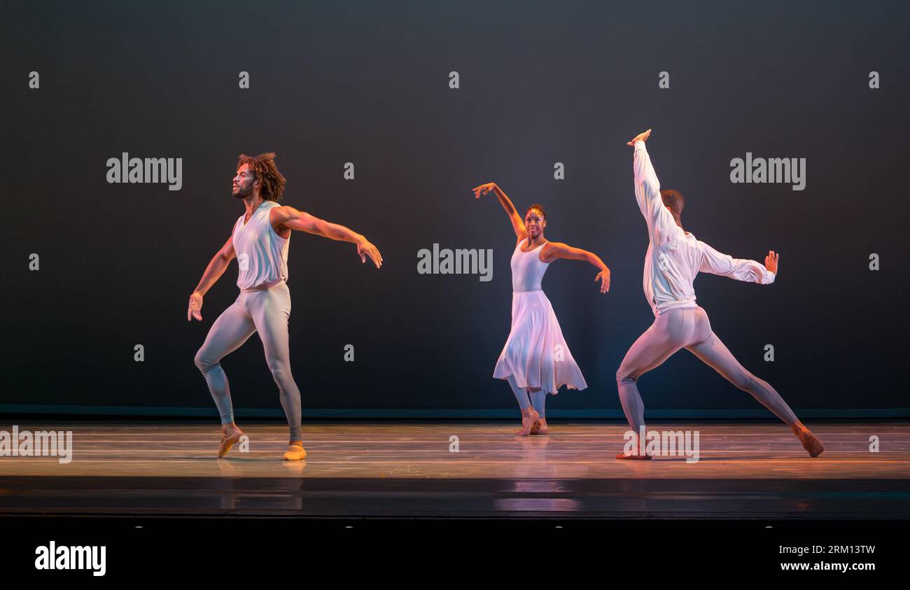 Alvin Ailey dancers Ashley Mayeux, Christopher Wilson and James Gilmer ...