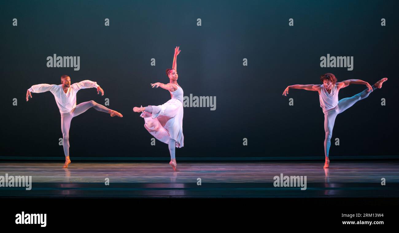 Alvin Ailey dancers Ashley Mayeux, Christopher Wilson and James Gilmer ...