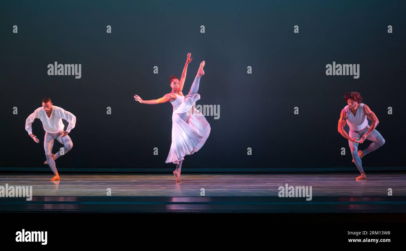 Alvin Ailey dancers Ashley Mayeux, Christopher Wilson and James Gilmer ...