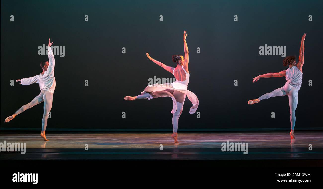 Alvin Ailey dancers Ashley Mayeux, Christopher Wilson and James Gilmer ...