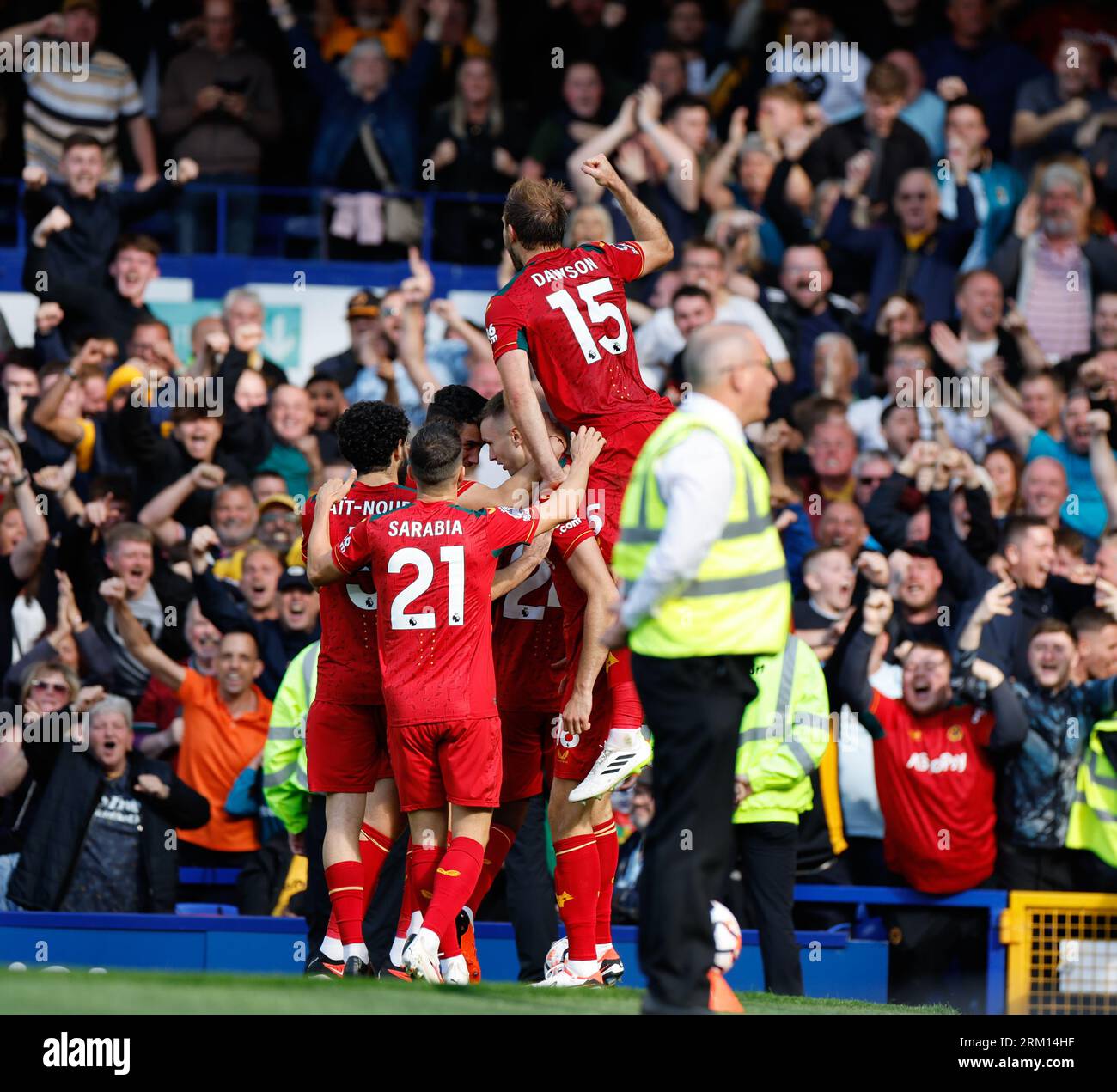 Celebrate premier league 2023 wolves hi-res stock photography and ...