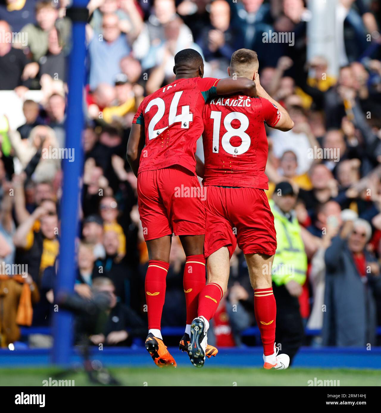 Celebrate premier league 2023 wolves hi-res stock photography and ...