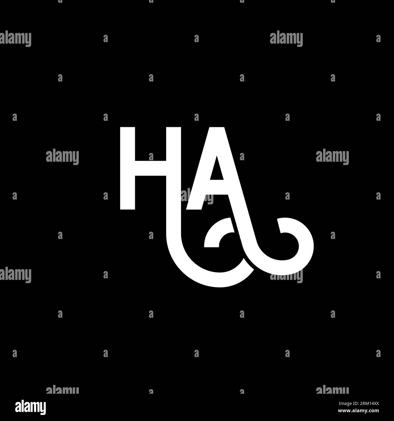 Ha letter hi-res stock photography and images - Alamy