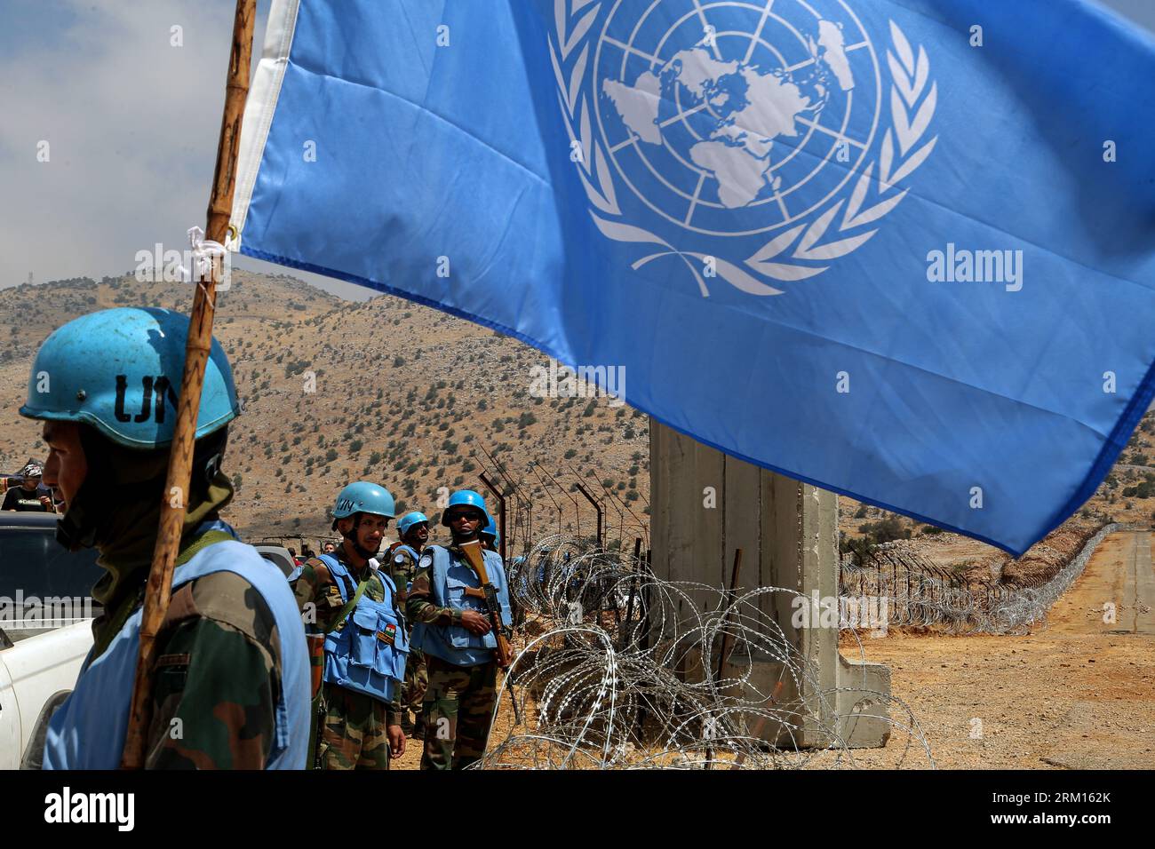 Kfrachouba, Lebanon. 26th Aug, 2023. UN peacekeeping troops from the ...