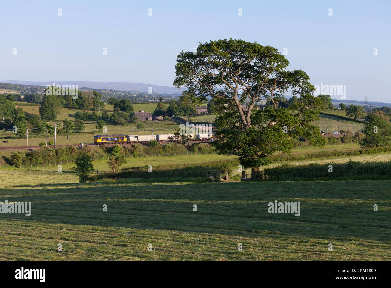 GB Railfreight class 69 diesel locomotive 69001 on the west coast ...