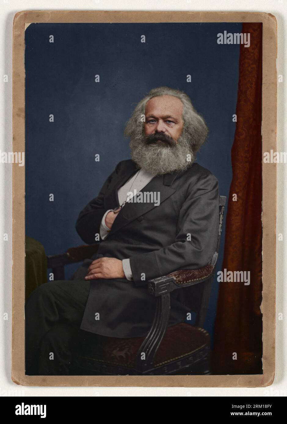 Portrait of Karl Marx. Year | Place: 1875 (before 24th August) | London ...