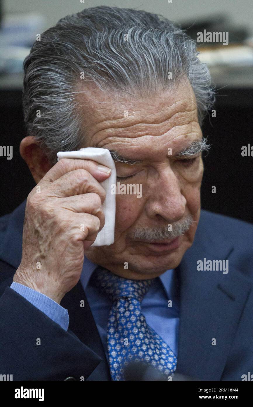 Former Guatemalan dictator, retired General Jose Efrain Rios Montt ...