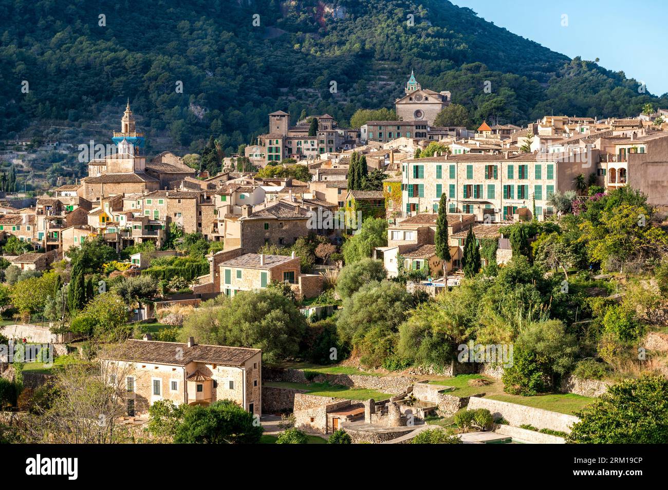 Valldemossa, Spain, Mallorca - November 08, 2022:: Panoramic view of ...