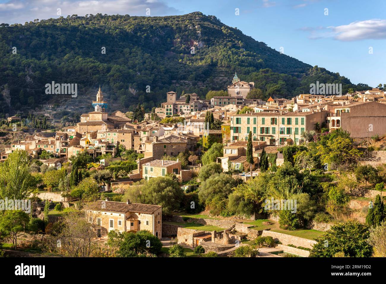 Valldemossa, Spain, Mallorca - November 08, 2022:: Panoramic view of ...