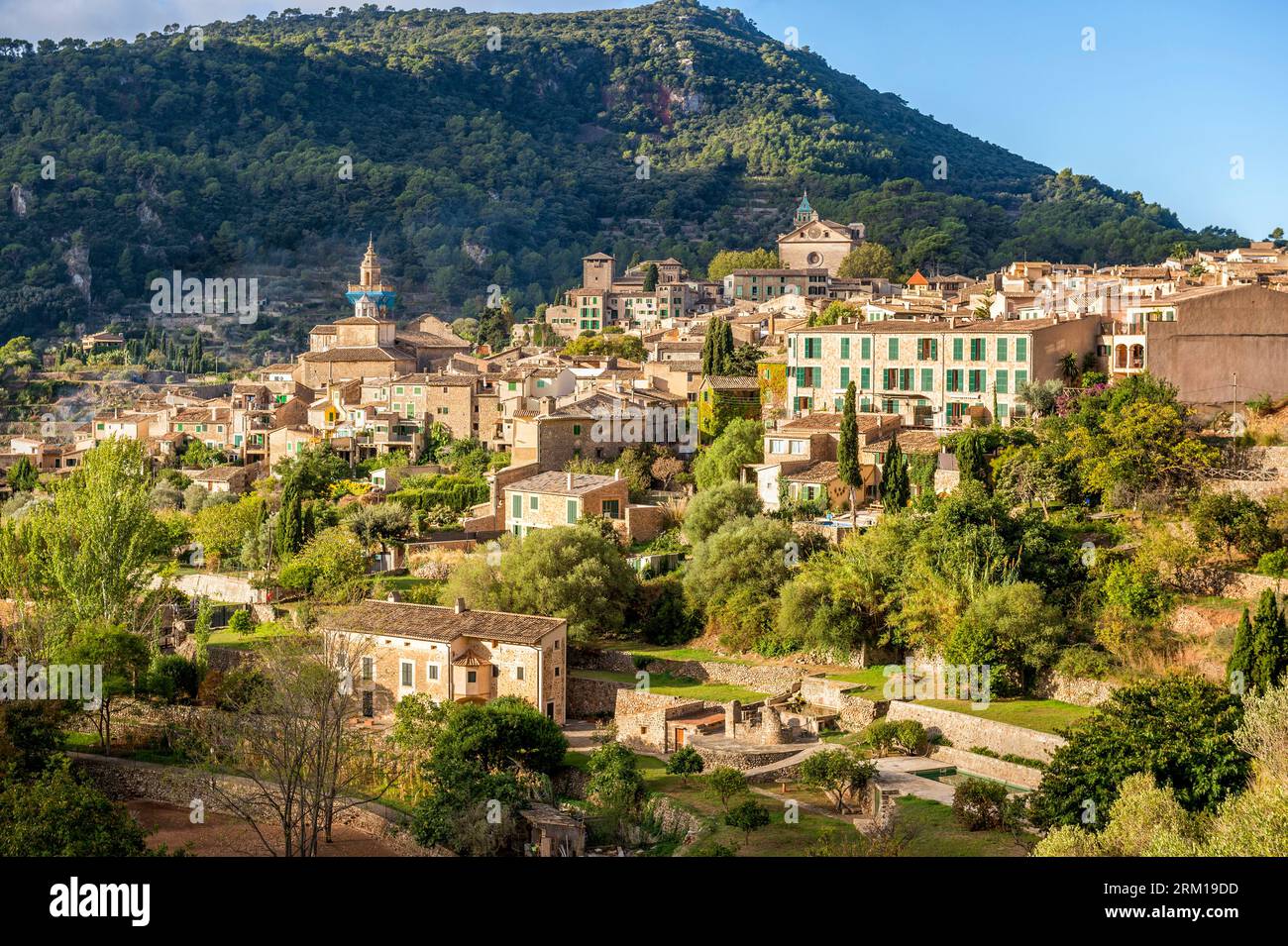 Valldemossa, Spain, Mallorca - November 08, 2022:: Panoramic view of ...