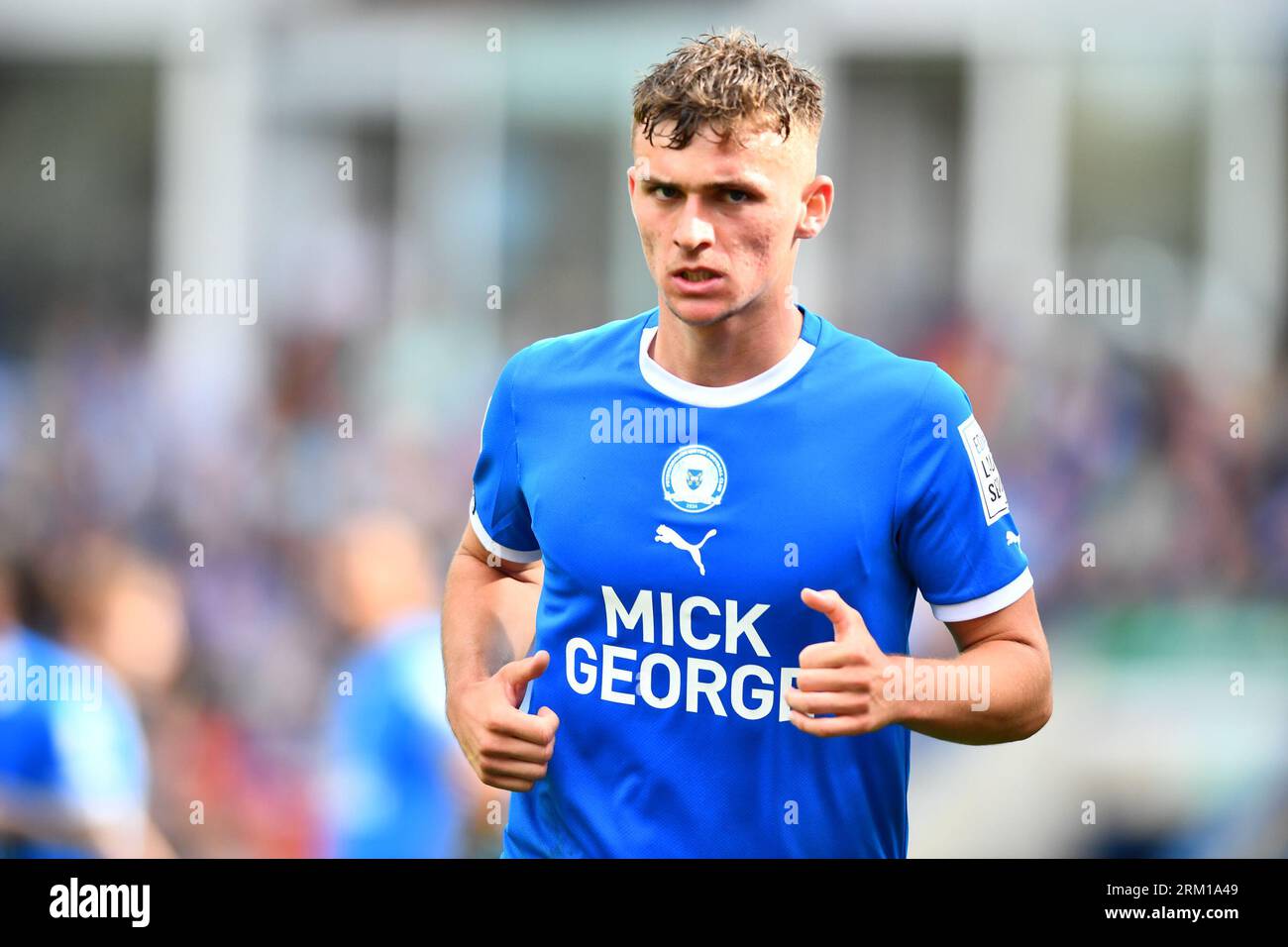 Harrison Burrows (3 Peterborough United) during the Sky Bet League 1 ...
