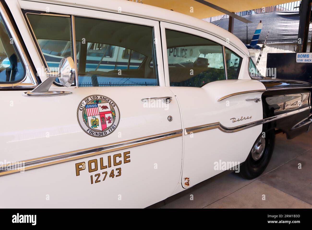 Los Angeles, California: Exhibition of Police vehicles at the LAPD ...