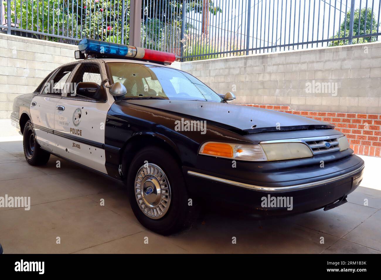 Los Angeles, California: Exhibition of Police vehicles at the LAPD ...