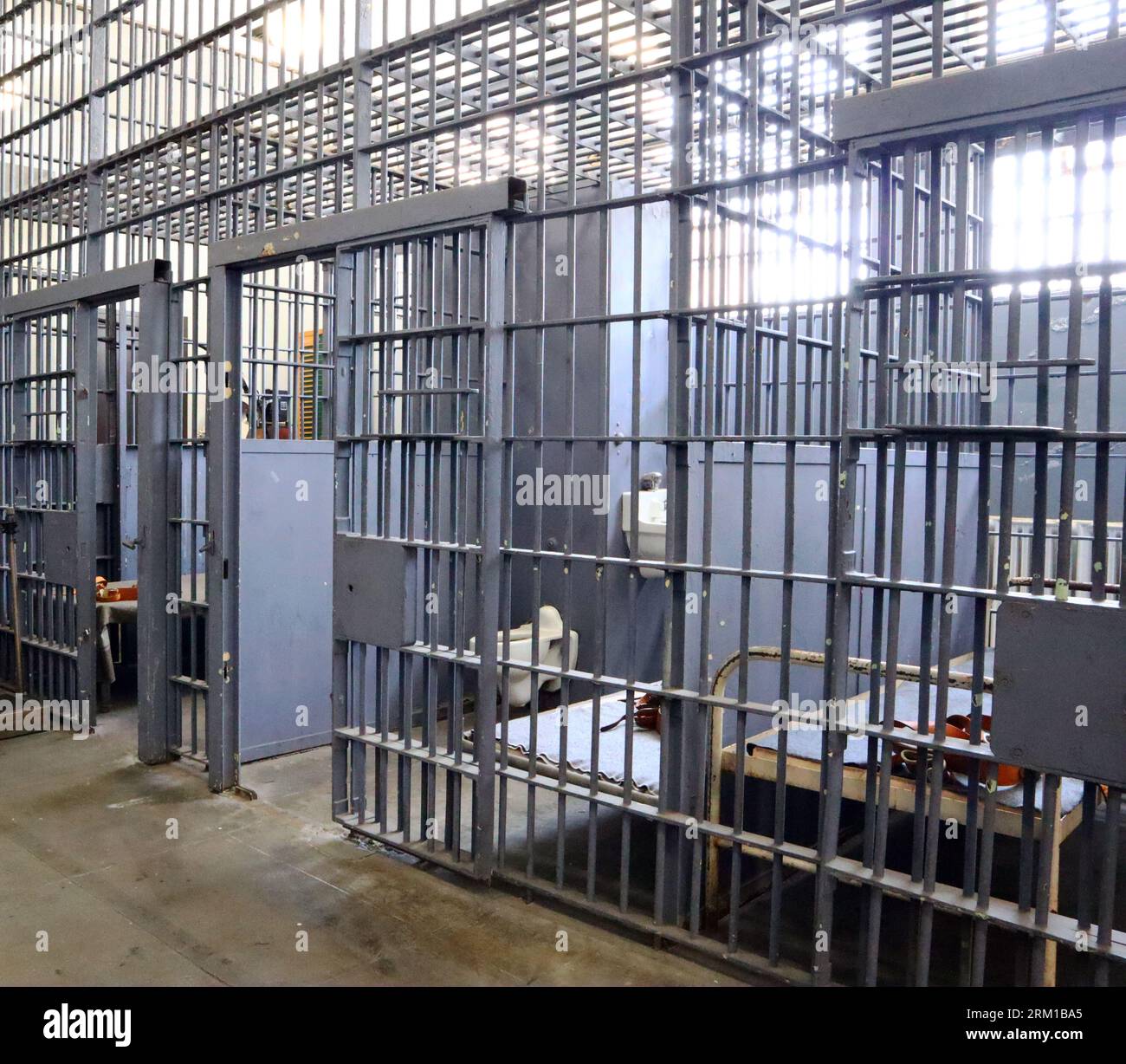 Penitentiary Prison Jail with cells Stock Photo - Alamy
