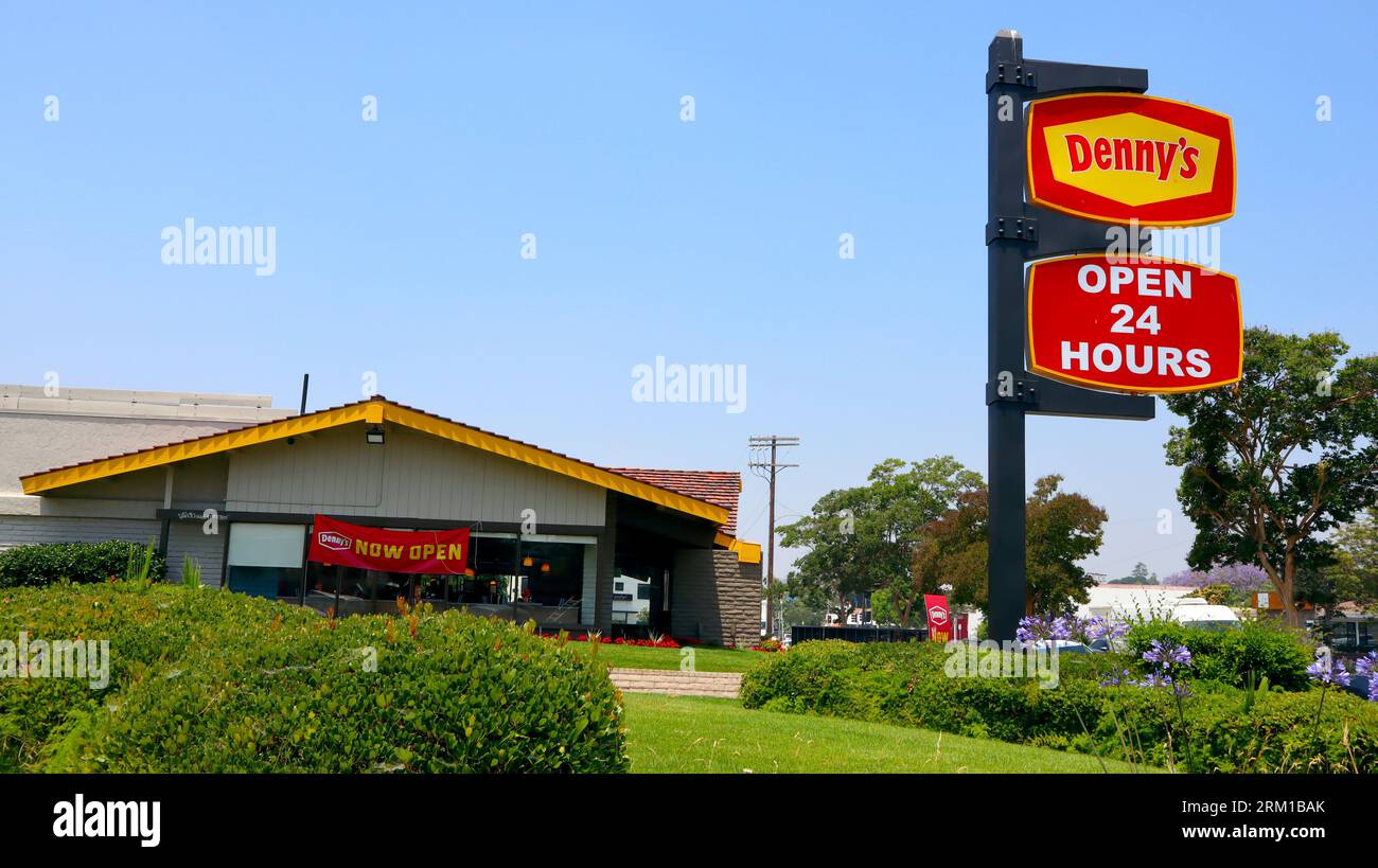 Los Angeles, California: DENNY'S Restaurant. It's an American table ...