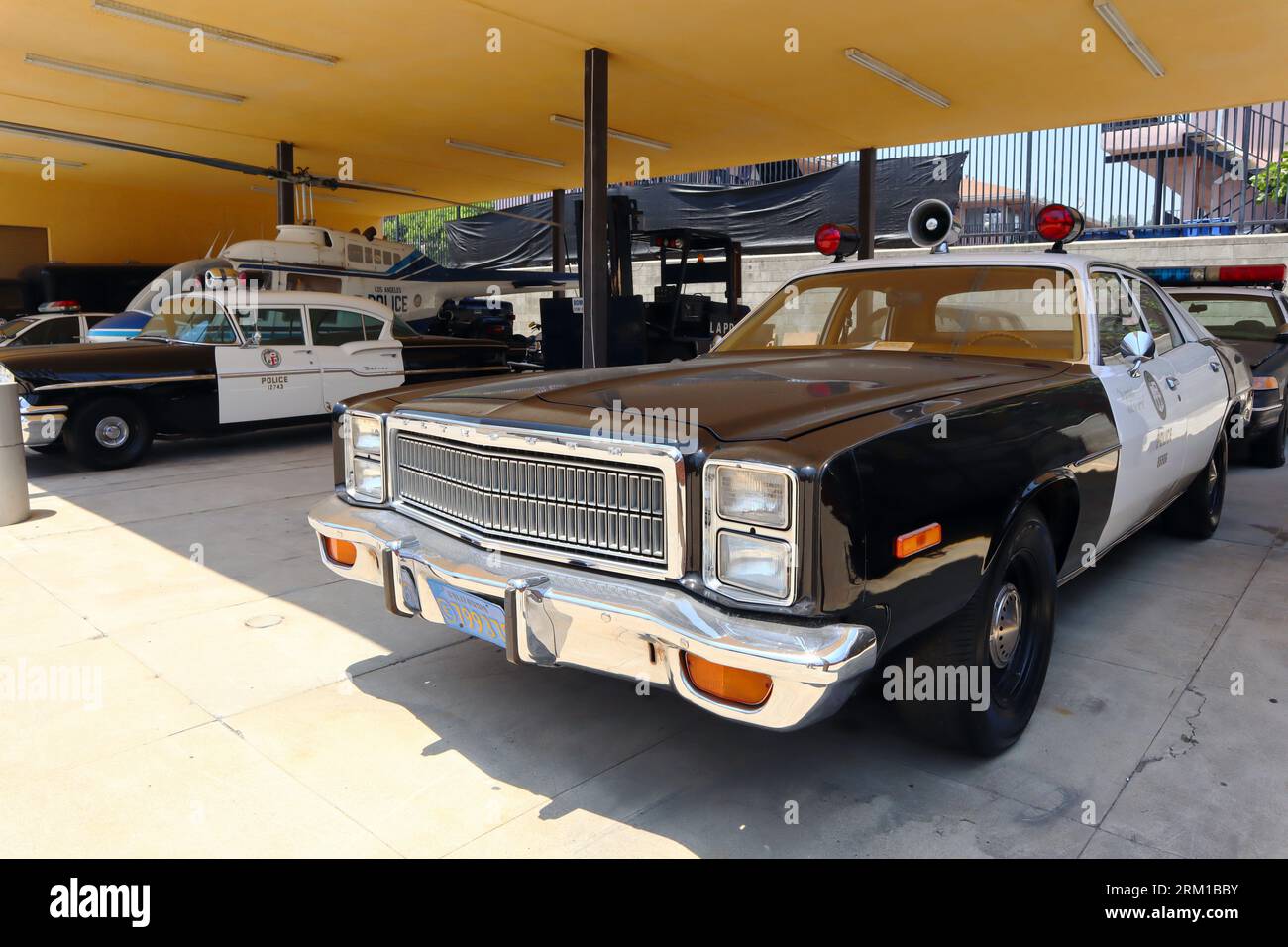 Los Angeles, California: Exhibition of Police vehicles at the LAPD ...