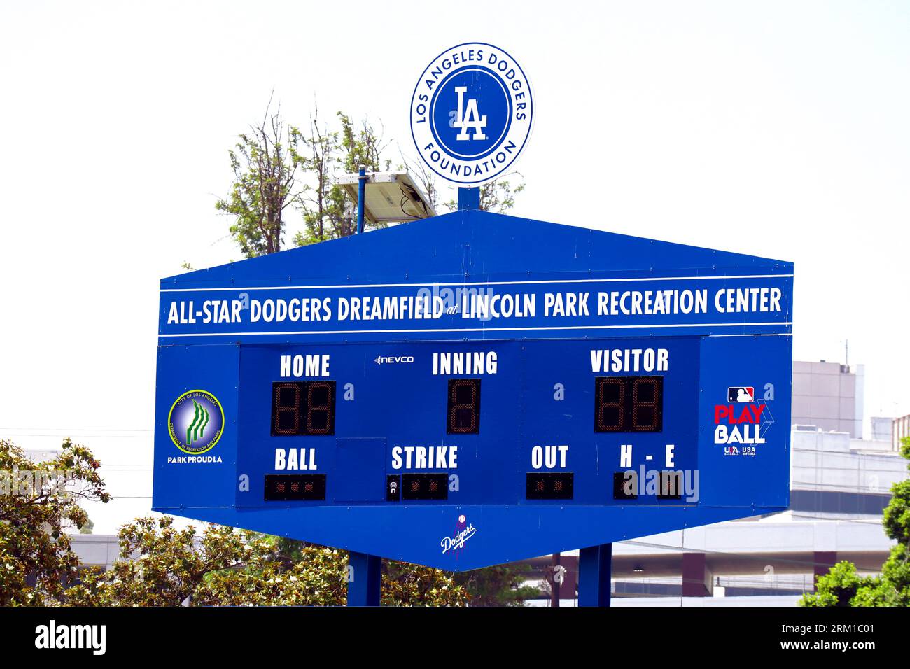 Los Angeles, California: LA All-Star Dodgers Dreamfield at Lincoln Park ...