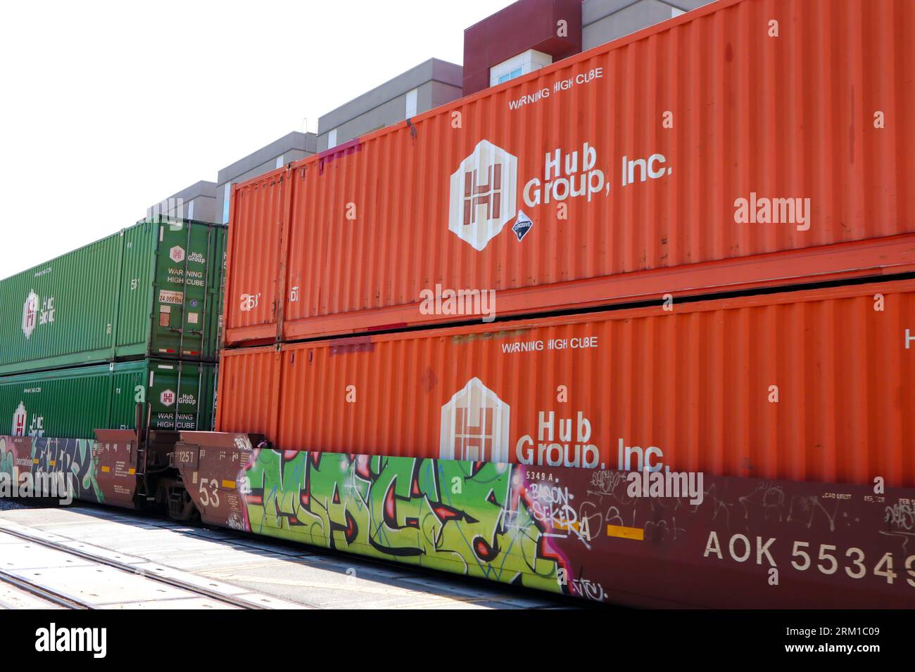 Shipping container blocks road hi-res stock photography and images - Alamy