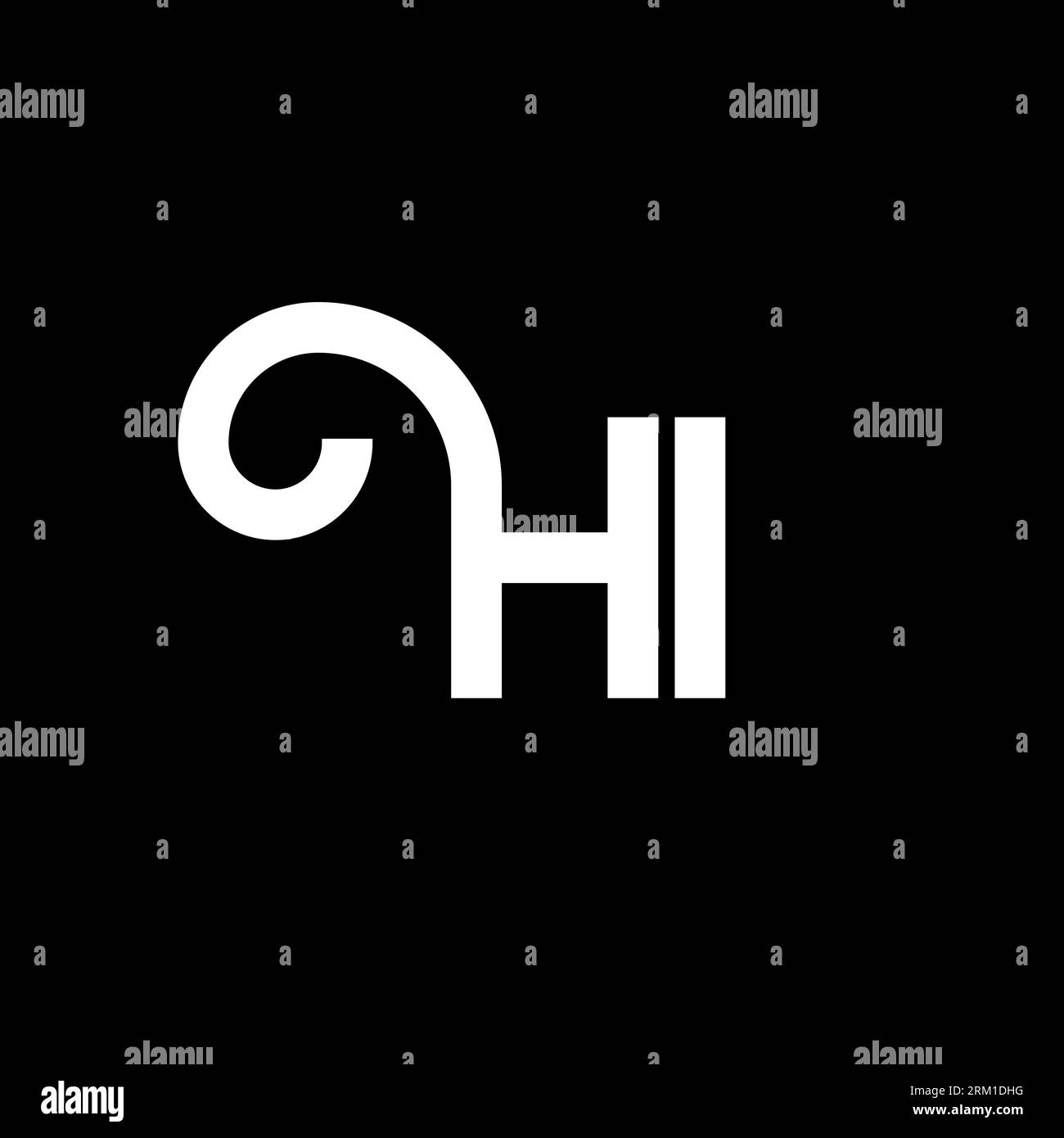 H i logo Black and White Stock Photos & Images - Alamy