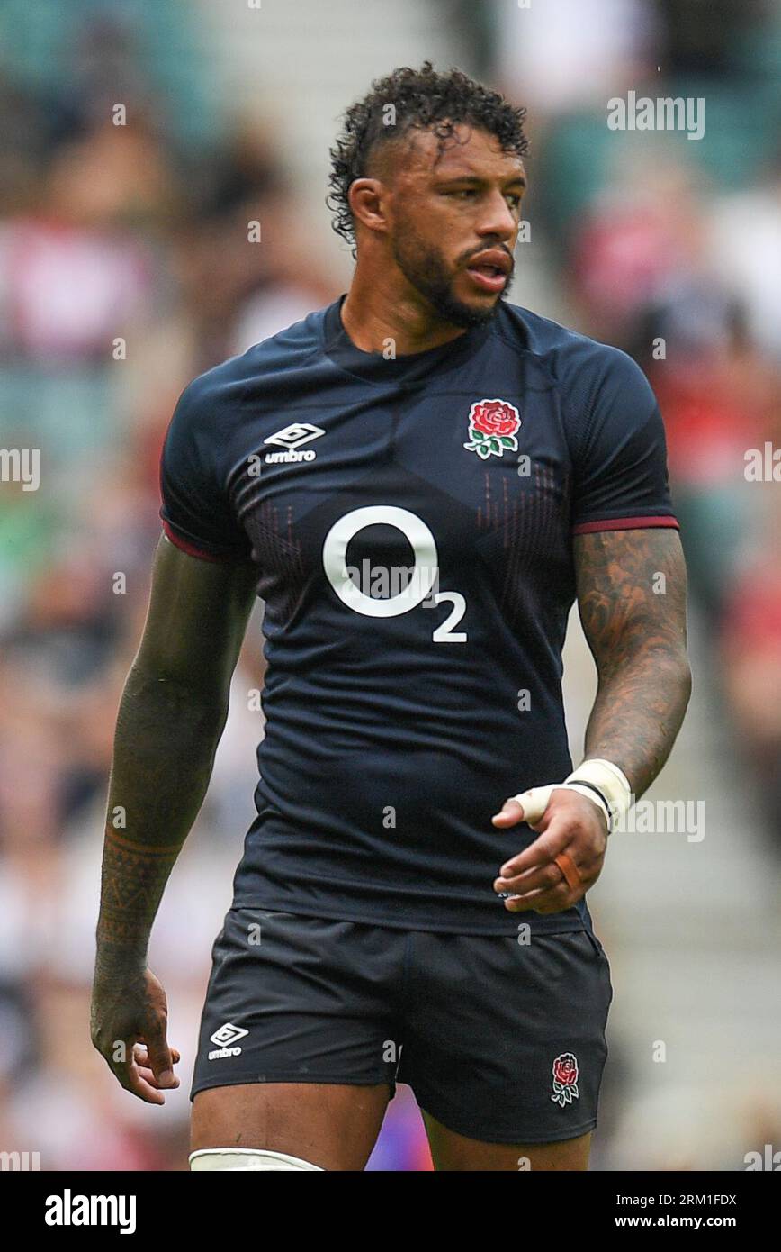 Courtney Lawes of England during the 2023 Summer Series match England ...