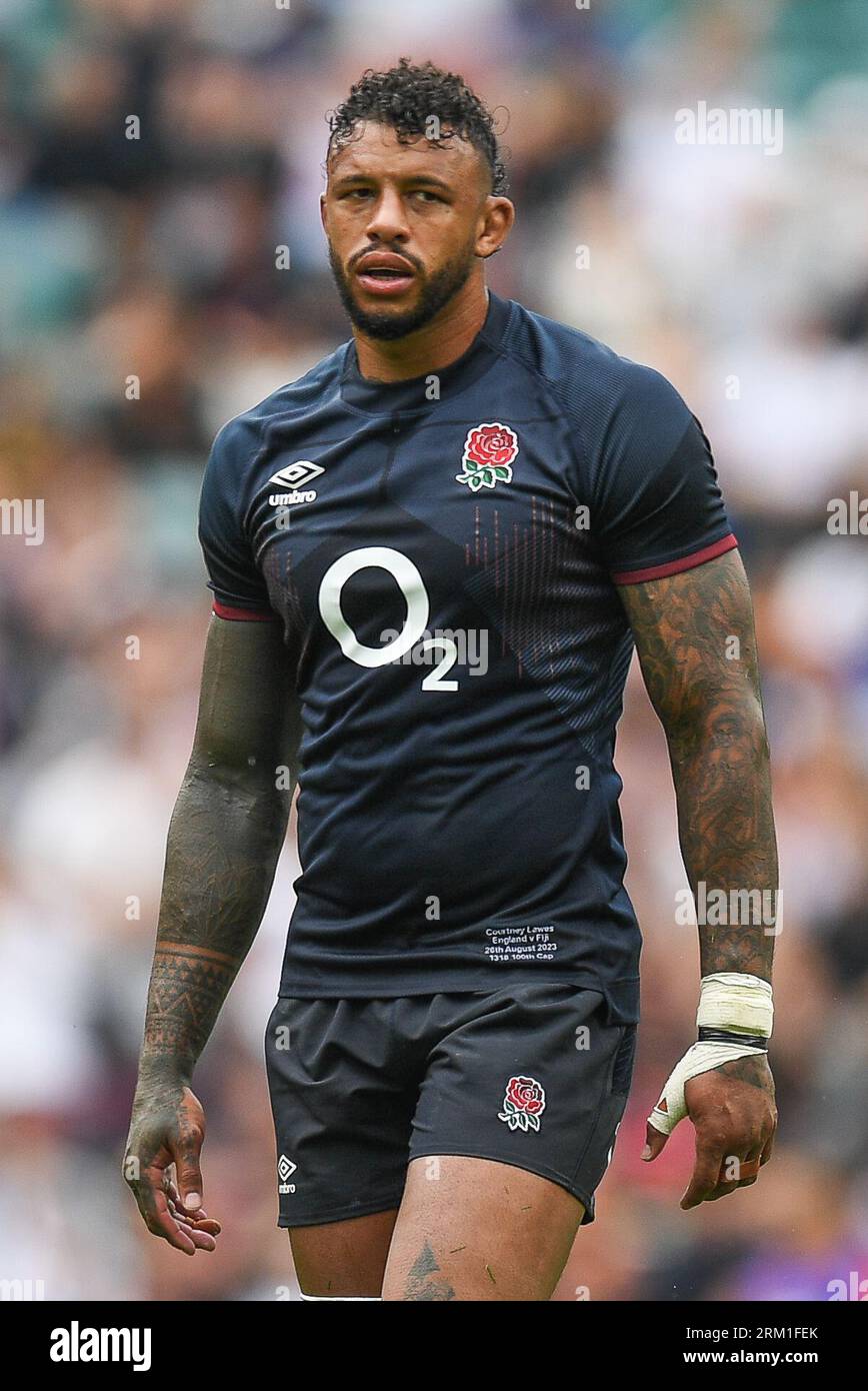 Courtney Lawes of England during the 2023 Summer Series match England ...
