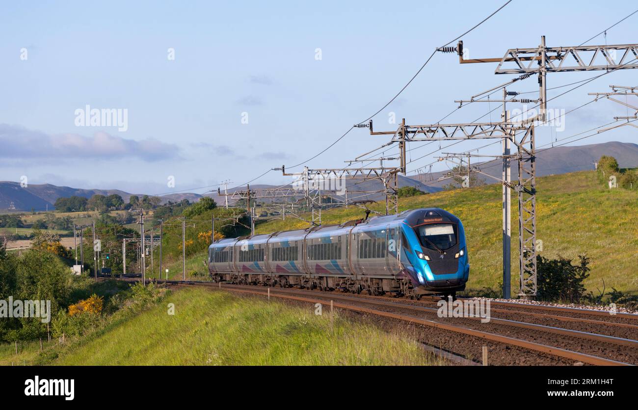 First Transpennine Express CAF class 397 Nova 2 electric train on the ...