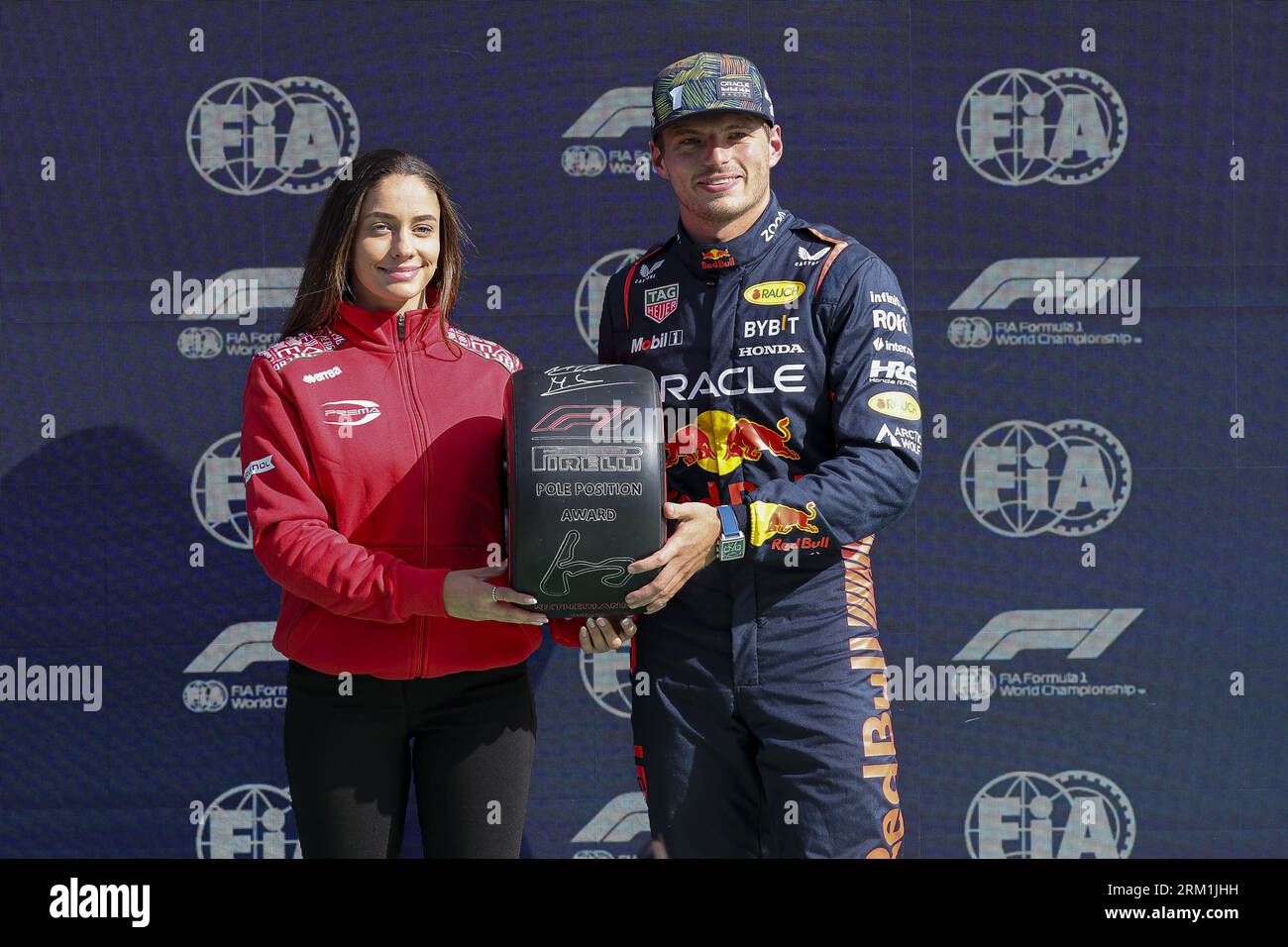 VERSTAPPEN Max (ned), Red Bull Racing RB19, portrait during the 2023 Formula 1 Heineken Dutch ...
