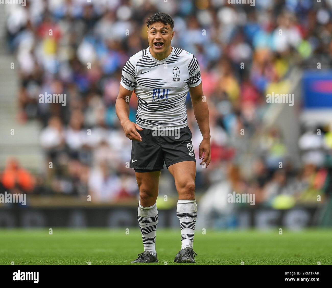 Caleb Muntz of Fiji during the 2023 Summer Series match England vs Fiji ...