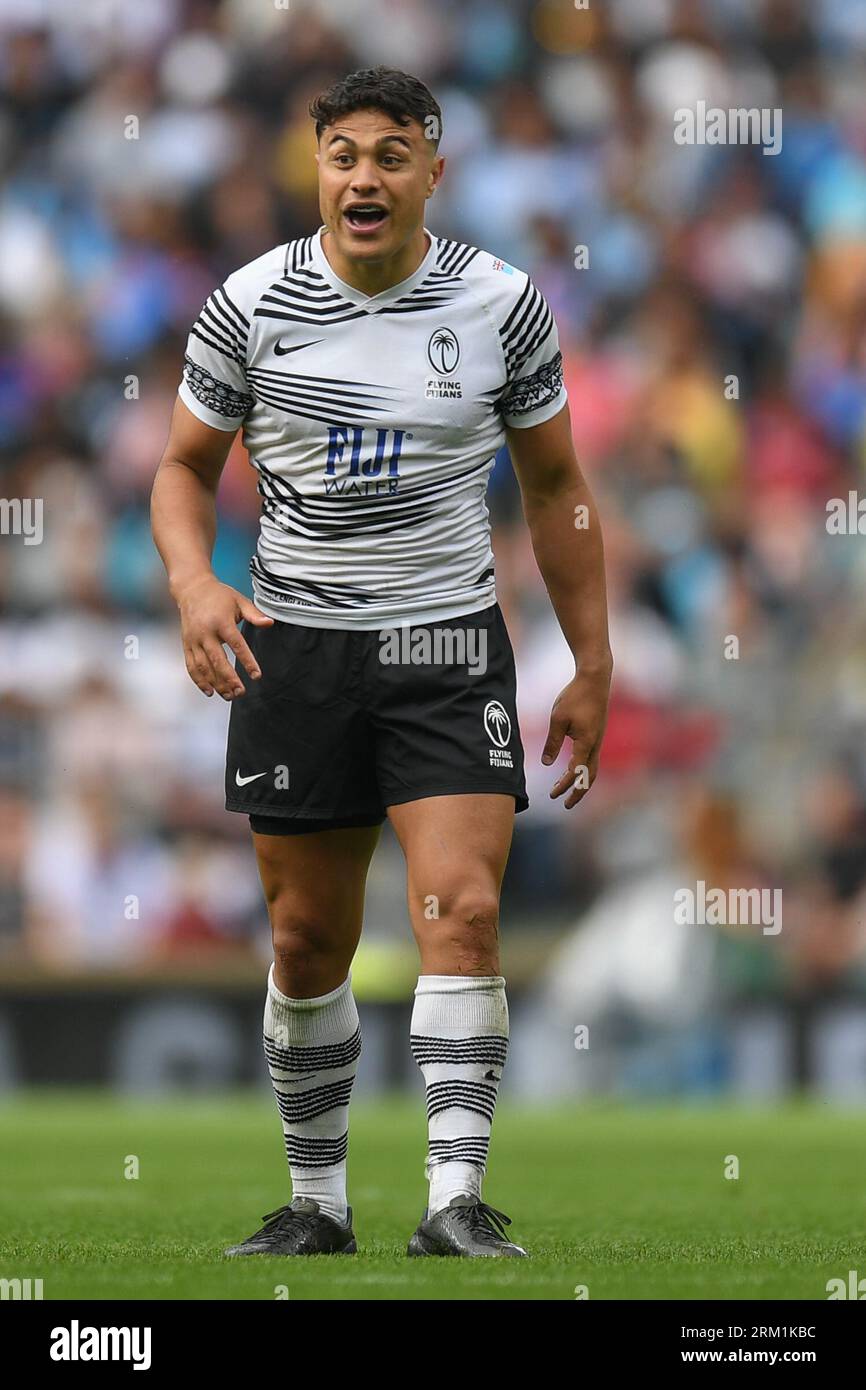 Caleb Muntz of Fiji during the 2023 Summer Series match England vs Fiji ...