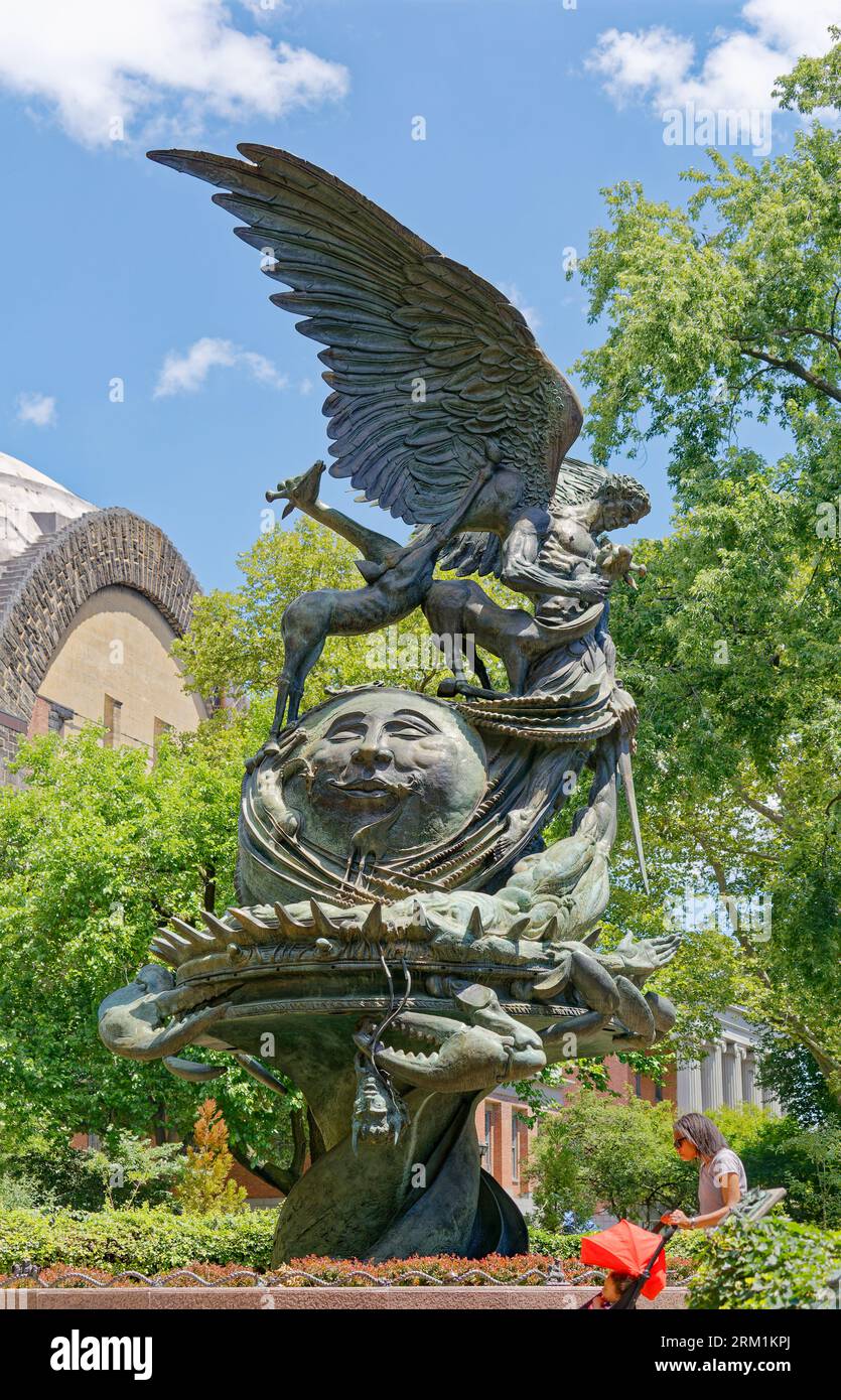 Morningside Heights: Peace Fountain, at Cathedral of St. John the ...