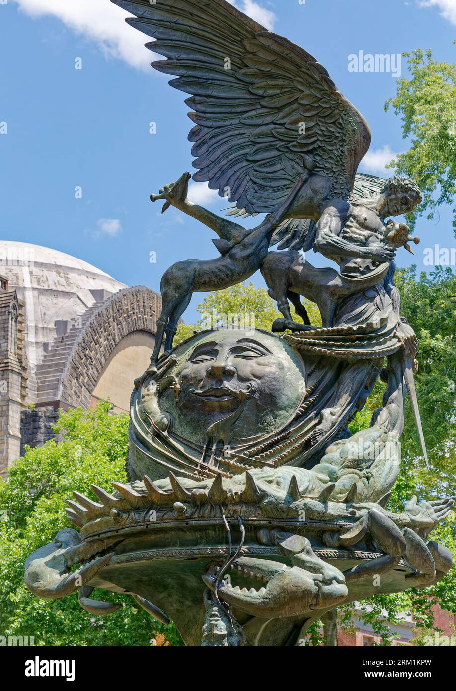 Morningside Heights: Peace Fountain, at Cathedral of St. John the ...