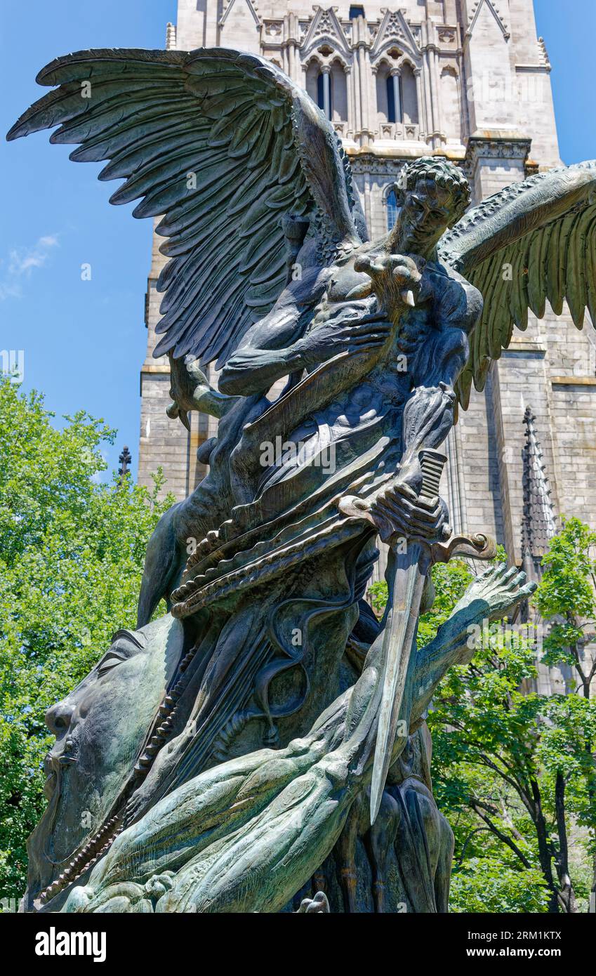 Morningside Heights: Peace Fountain, at Cathedral of St. John the ...