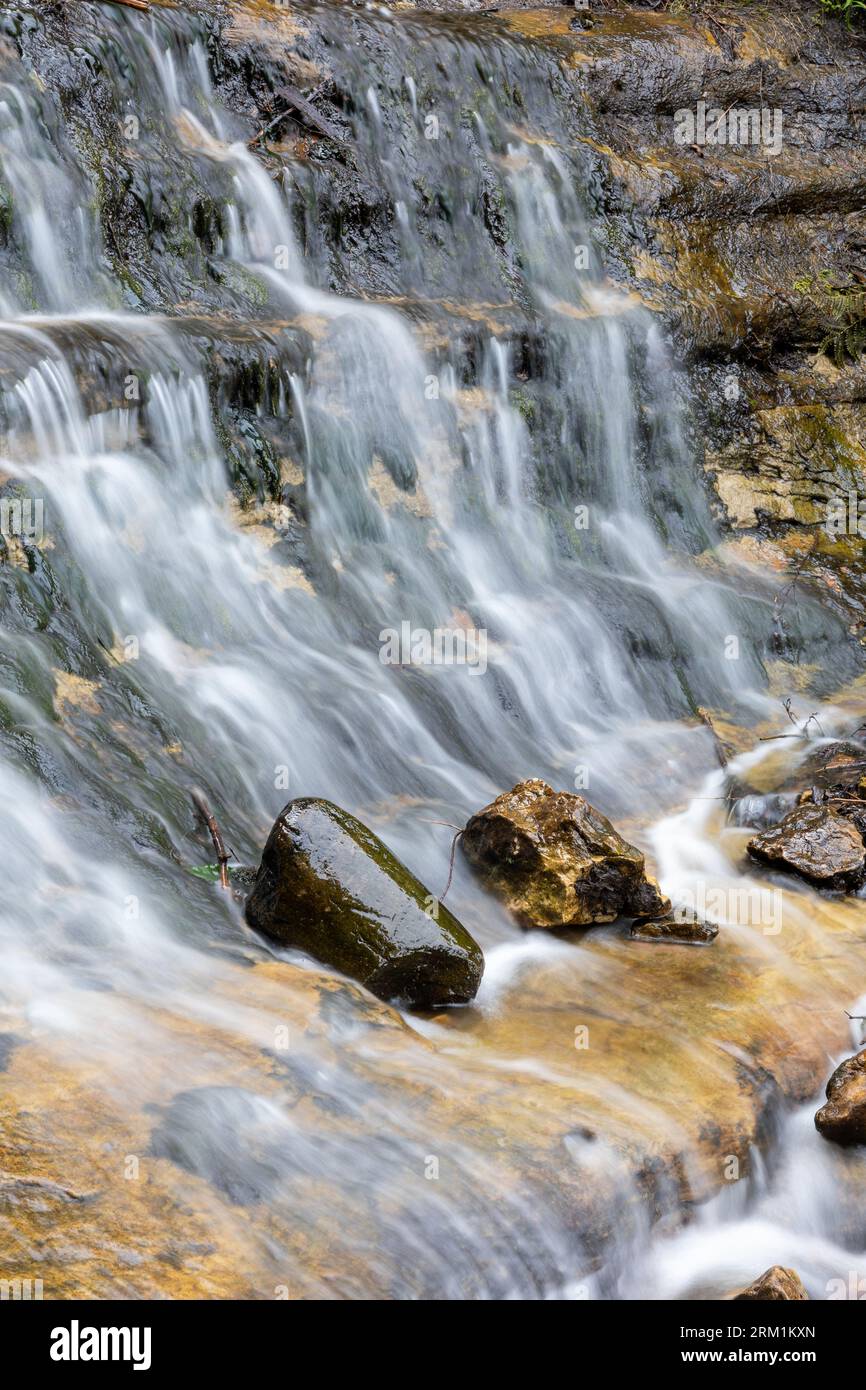 Alger falls in Munising Michigan Stock Photo - Alamy