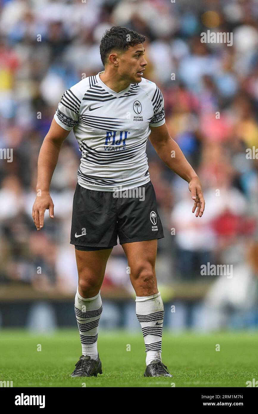 Caleb Muntz of Fiji during the 2023 Summer Series match England vs Fiji ...