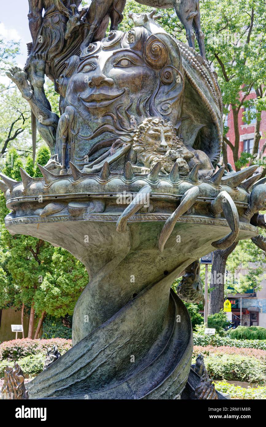 Morningside Heights: Peace Fountain, at Cathedral of St. John the ...