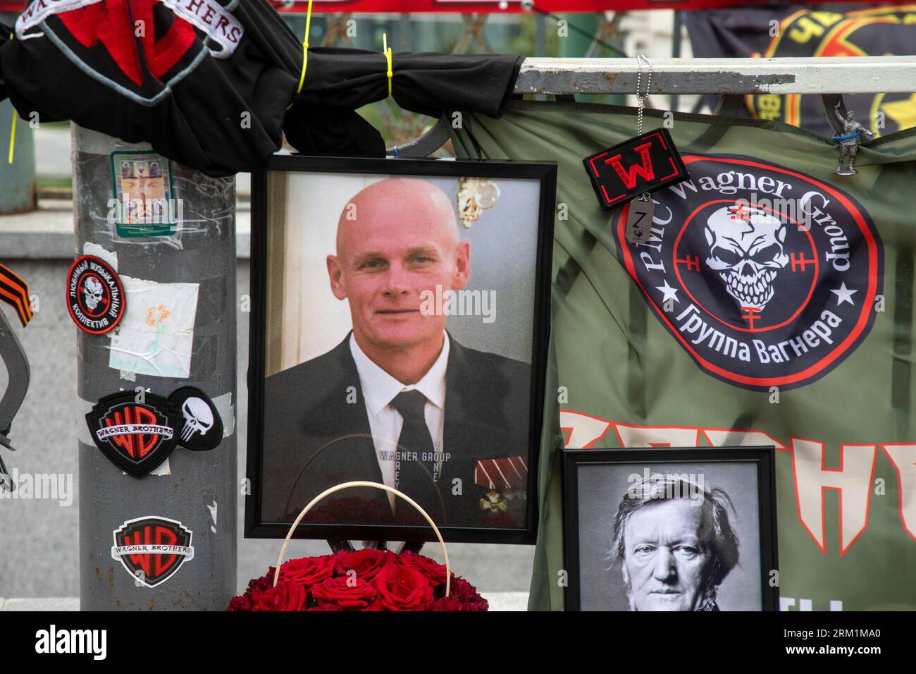 Moscow, Russia. 26th of August, 2023. A portrait of Dmitry Utkin, a ...