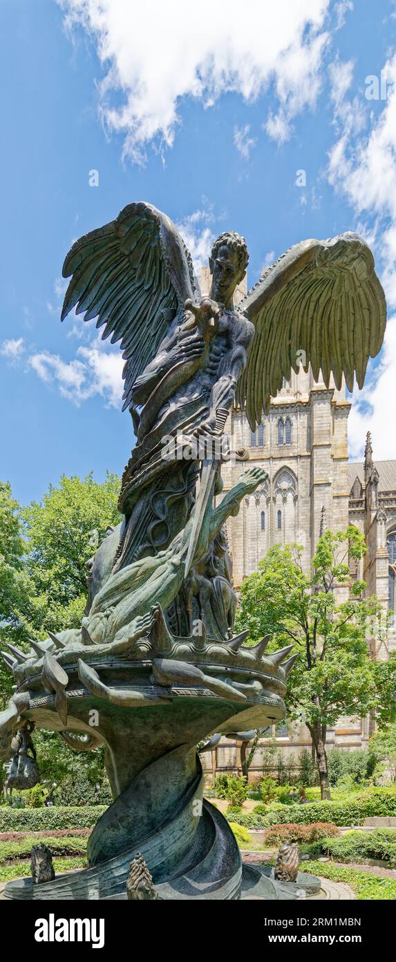 Morningside Heights: Peace Fountain, at Cathedral of St. John the ...