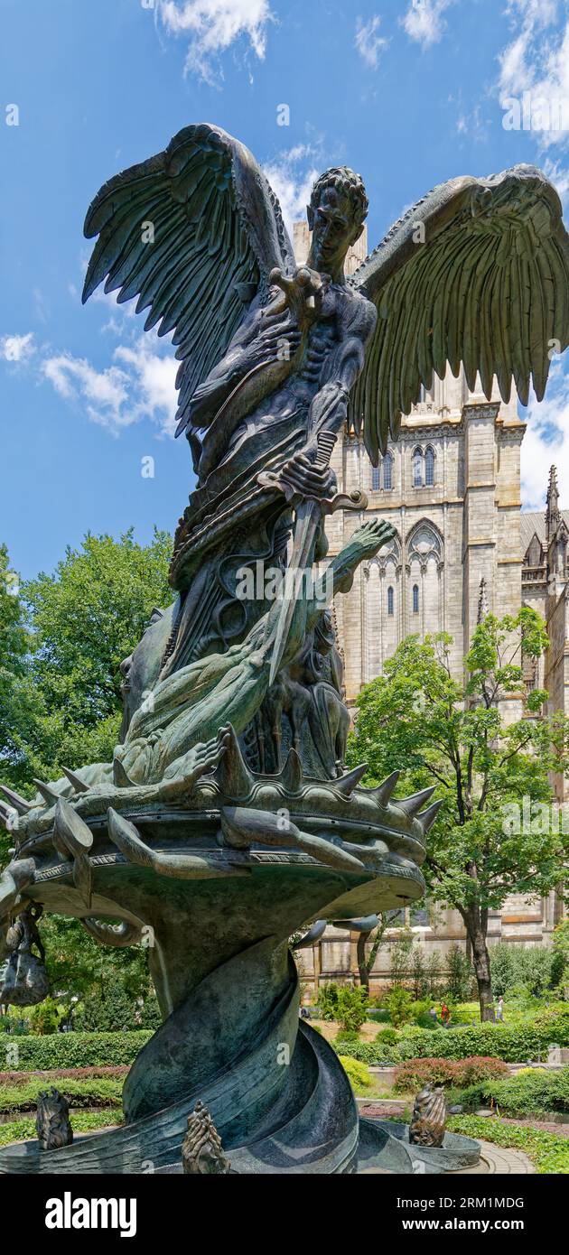 Morningside Heights: Peace Fountain, at Cathedral of St. John the ...
