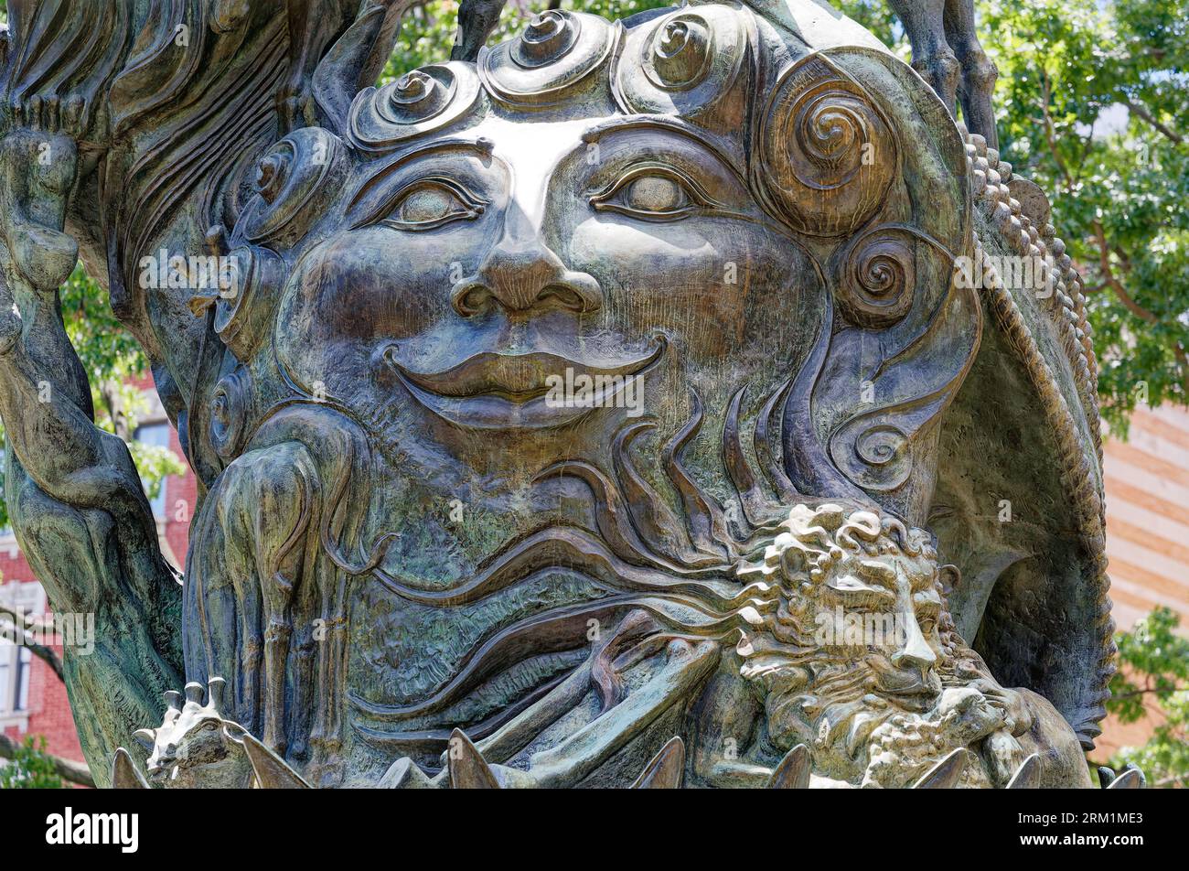 Morningside Heights: Peace Fountain, at Cathedral of St. John the ...