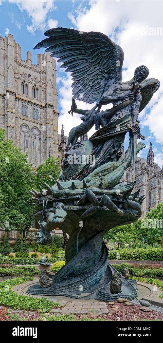Morningside Heights: Peace Fountain, at Cathedral of St. John the ...
