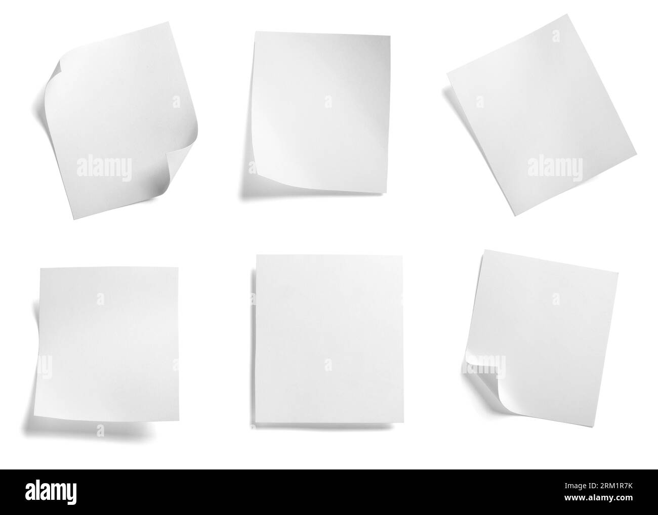 paper message note reminder blank background office business white ...